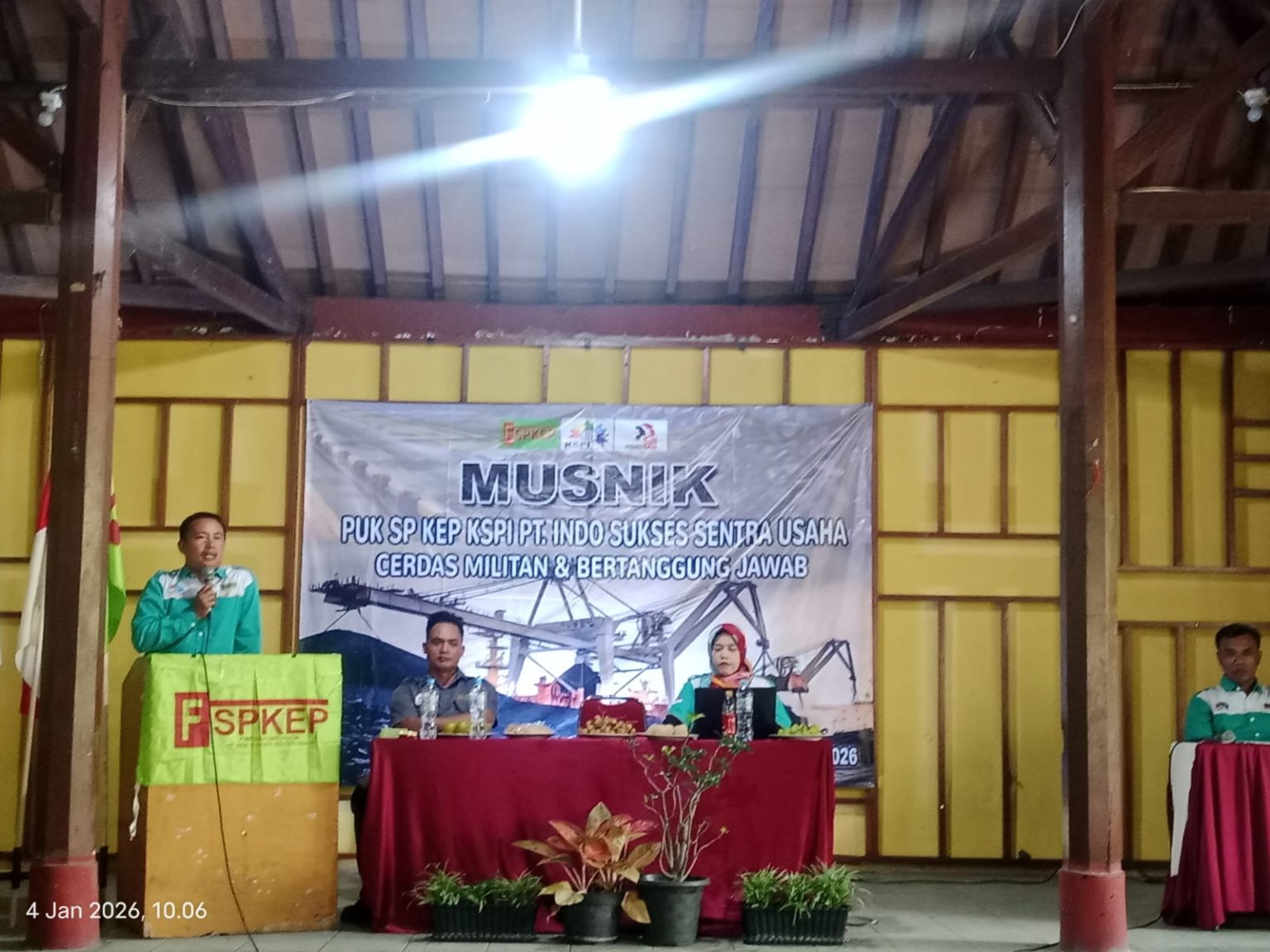 Akmad Saikhu Kembali Terpilih sebagai Ketua Dalam Musnik II PUK SP KEP ...